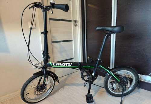 Велосипед складной Langtu: добный, лёгкий,надёжный