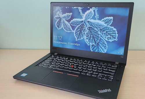 Тонкий с Гарантией ThinkPad T480 озу16 ssd256