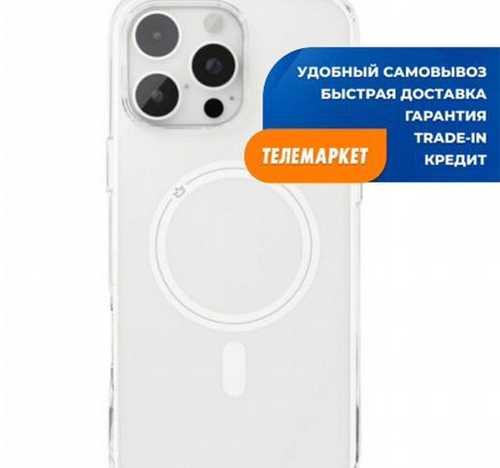 Накладка силикон VLP Diamond Case with MagSafe для Apple iPhone 16 Pro Max Прозрачный