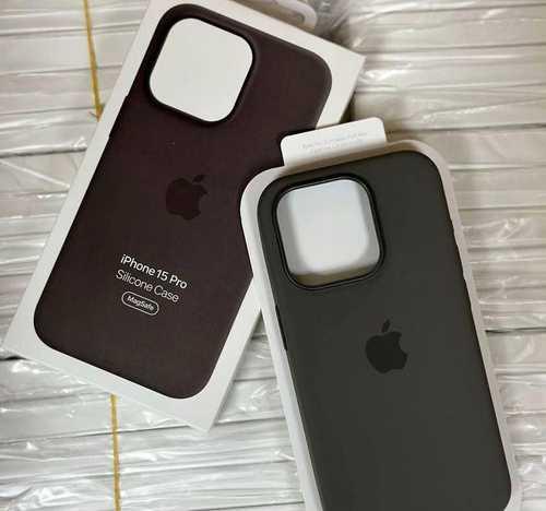 Чехол для iPhone 15 Pro Silicone Case с MagSafe (Ч