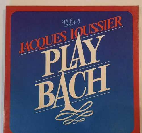 Trio Jacques Loussier-Play Bach 5 LP бокс-сет