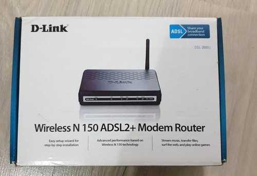 D-Link Wireless N 150 adsl роутер