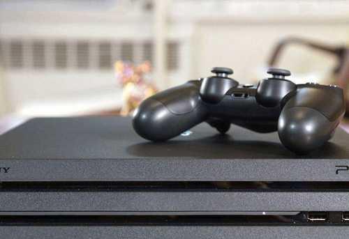 Sony playstation 4 PS4 pro 1tb два джостика