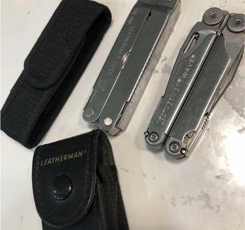 Мультитул leatherman wave и super с чехлами