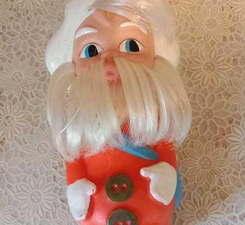 Резиновая игрушка 70-80х годов, Дед Мороз