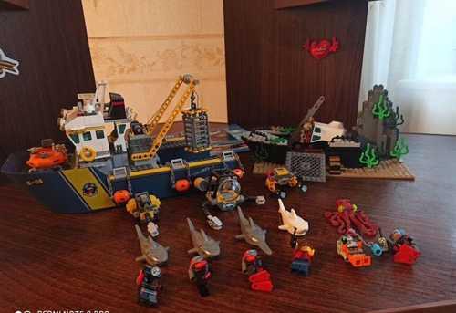 Lego city Корабль исследователей морских глубин (6