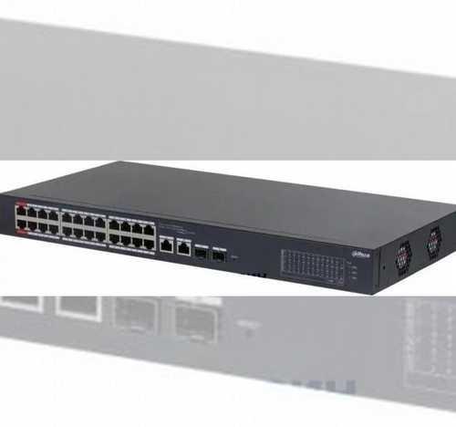 Dahua DH-CS4226-24ET-240 (L2) 24x100Мбит/с 2x1Гбит/с 2xКомбо(1000base-T/SFP) 240W управляемый