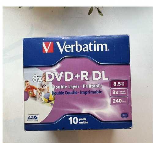 Новые Диски verbatim DVD+R DL и DVD-R