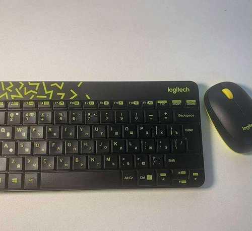 Клавиатура и мышь беспроводные Logitech MK240 Nano