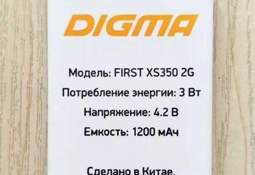 Аккумулятор для телефона digma first XS350 2G