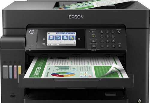 Мфу струйное epson L15150, цветной, A3+