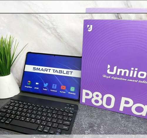 Планшет umiio p80 pad новый с клавиатурой