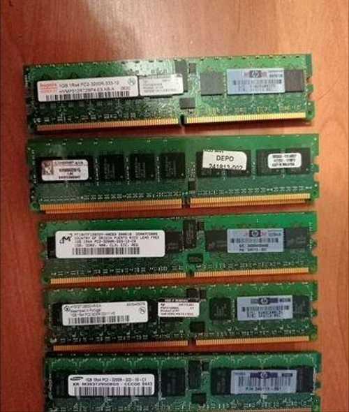 Память DDR, DDR2, sdram