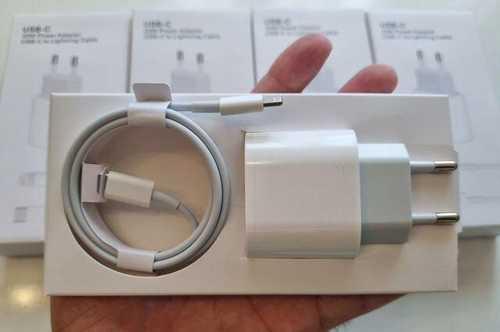 USB-C 20w зарядка + кабель Apple iPhone