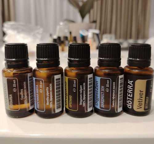 Эфирные масла doterra копайба мята орегано ветивер