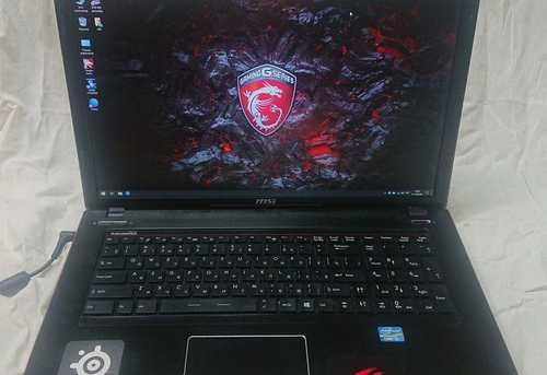 17.3" MSI GE70 2OE-098RU, 160 ГБ, Core i5-4200M, RAM 16 ГБ, GeForce GTX 765M 2 ГБ