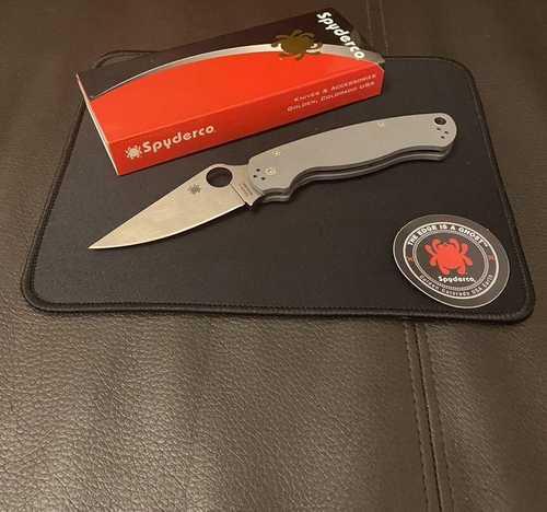 Нож Spyderco Paramilitary 2 Gray 81gpdgy2 Maxamet