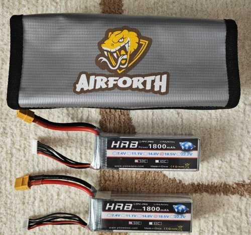 Аккумуляторы для fpv / фпв 5S 18,5 V 1800 mah 2 шт