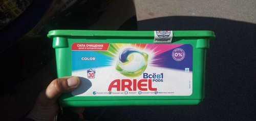 Капсулы для стирки ariel color 30 шт