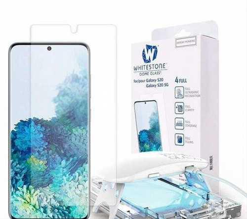 Защитное стекло WhiteStone Dome Galaxy S20 Plus