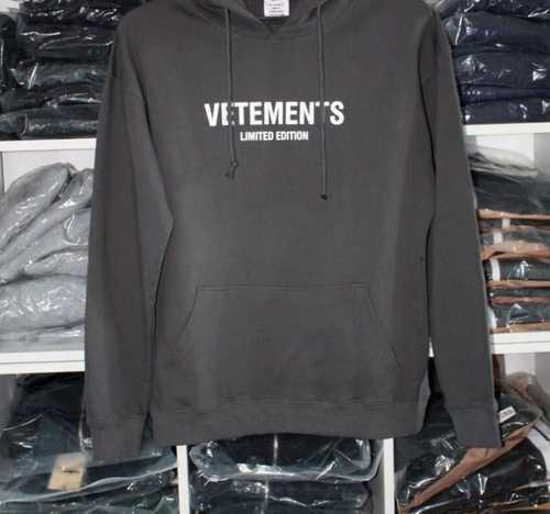 Худи vetements серое vhq (Арт.99348)