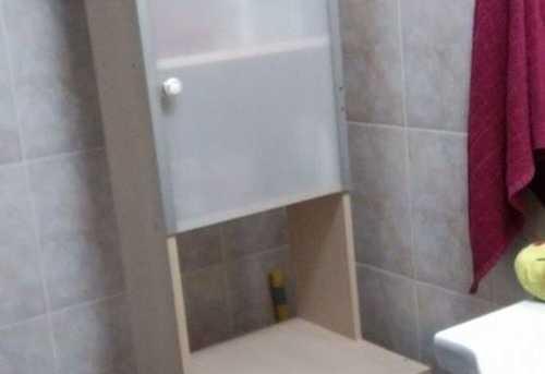 Шкаф самодельный с полочками для туалета