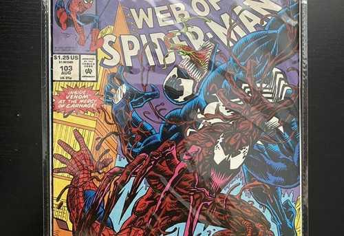 Web of spider man #103