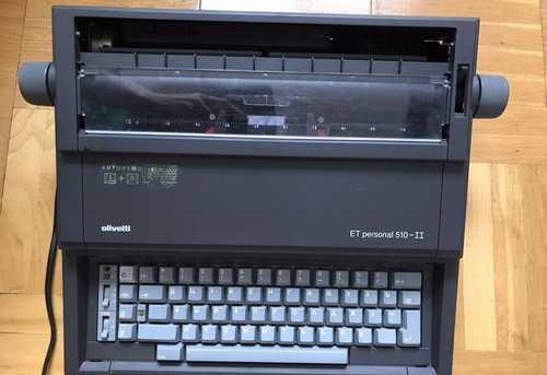 Пишущая машинка olivetti