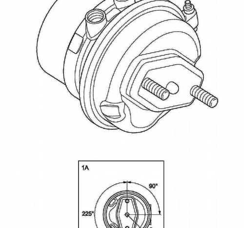 Тормозной энергоаккумулятор тормозной Scania