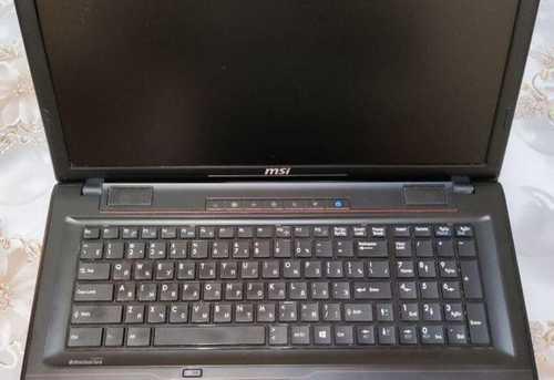 Большой игровой ноутбук MSI I5/12/GTX850M