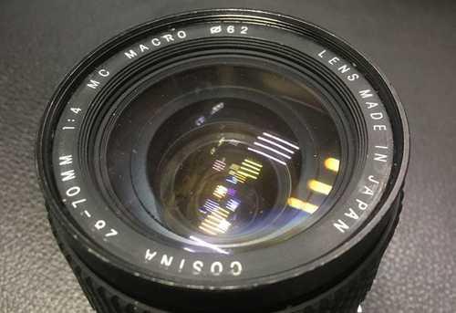Объектив cosina 28-70 mm 62 mc macro japan