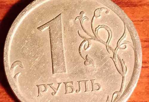 Монета 1 рубль 2007 г. спмд