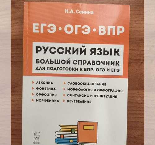 Справочники ЕГЭ ОГЭ по русскому языку