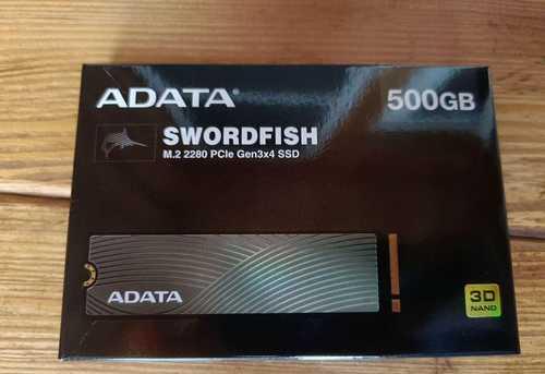 SSD диск Adata Swordfish M.2 PCI-E 3.0 nvme 500Gb