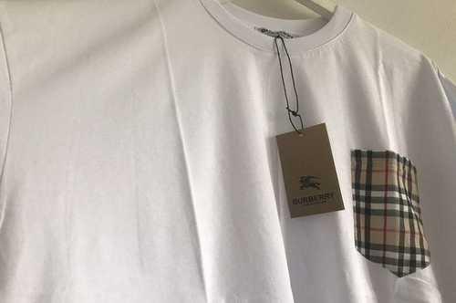 Футболка мужская burberry белая