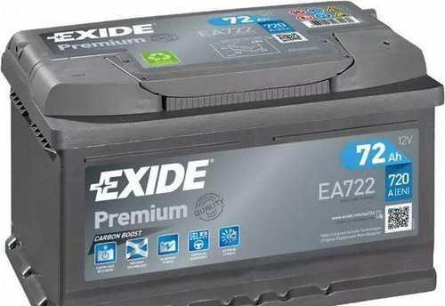 72Ah Аккумулятор 12V 6ст-72.0 Exide Premium 720A