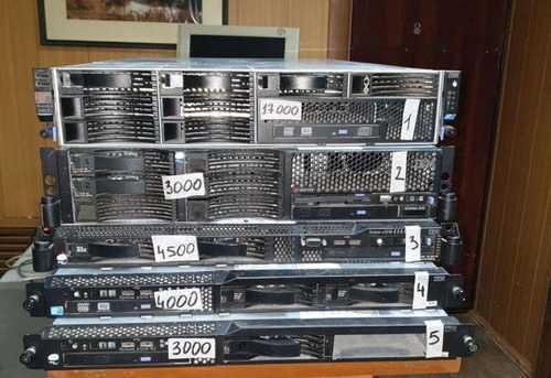 Серверы IBM X 1U 2U