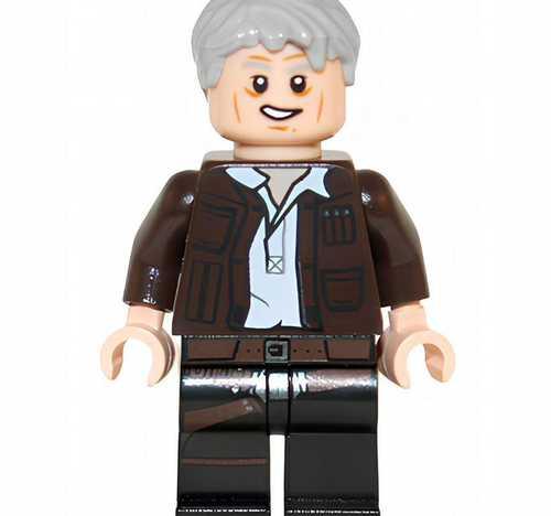 Минифигурка Lego Han Solo, Old (Lopsided Grin) sw