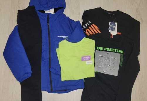 Вещи пакетом для мальчика 140-146,куртка, футболка