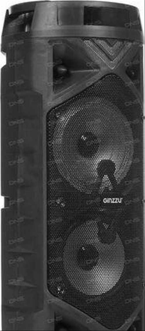 Портативная аудиосистема ginzzu GM-209, черный