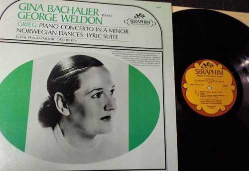 Grieg Gina Bachauer фортепиано винил США 1967