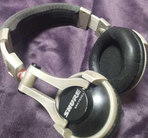 Наушники Shure SHR 750 DJ диджейные б/у