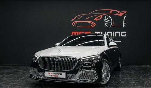 Передний бампер стиль Maybach S-class W223 Z223