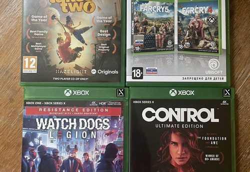 Игры Xbox WDL, Control, It take 2, Far Cry 4 и 5