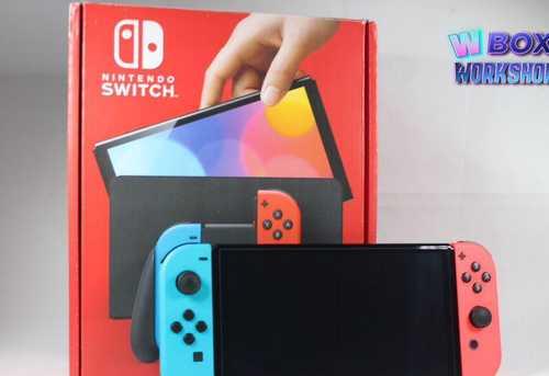Nintendo Switch Oled прошитая+ 128 Gb Samsung Evo