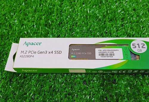 SSD диск m2 nvme apacer 512Gb PCI-E, новый