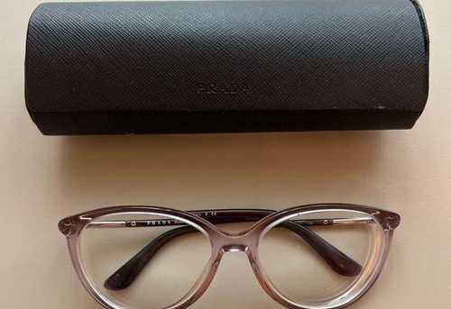 Prada оправа для очков коричневые бордовые очки