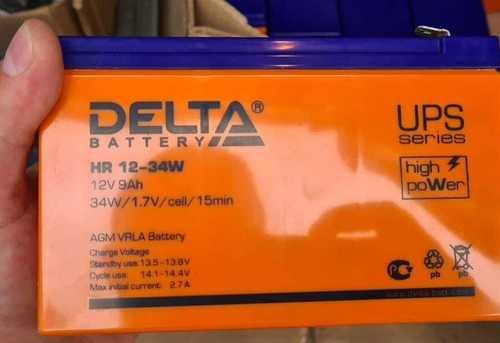 Аккумуляторная батарея Delta HR 12-34 W