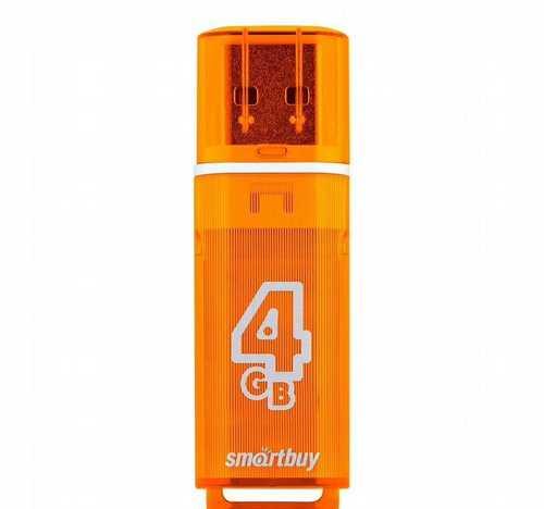 Smartbuy USB Drive 4GB Glossy series Orange (SB4gbgs-Or)