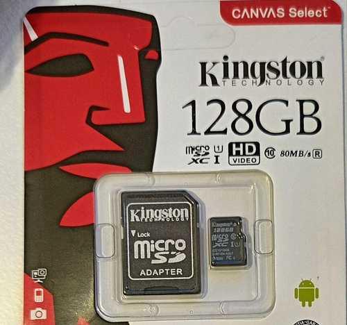 Карта памяти micro sd 128